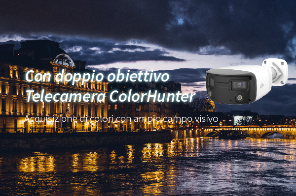 ColorHunter＋Doppio obiettivo: Acquisizione di colori con ampio campo visivo